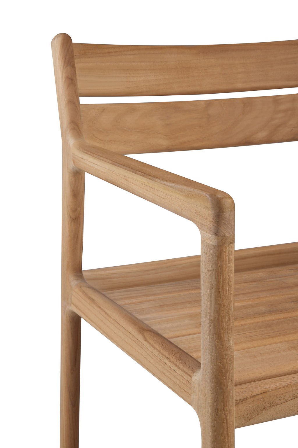 Jack Outdoor Dining Chair - Teak (with armrest) – SOBU