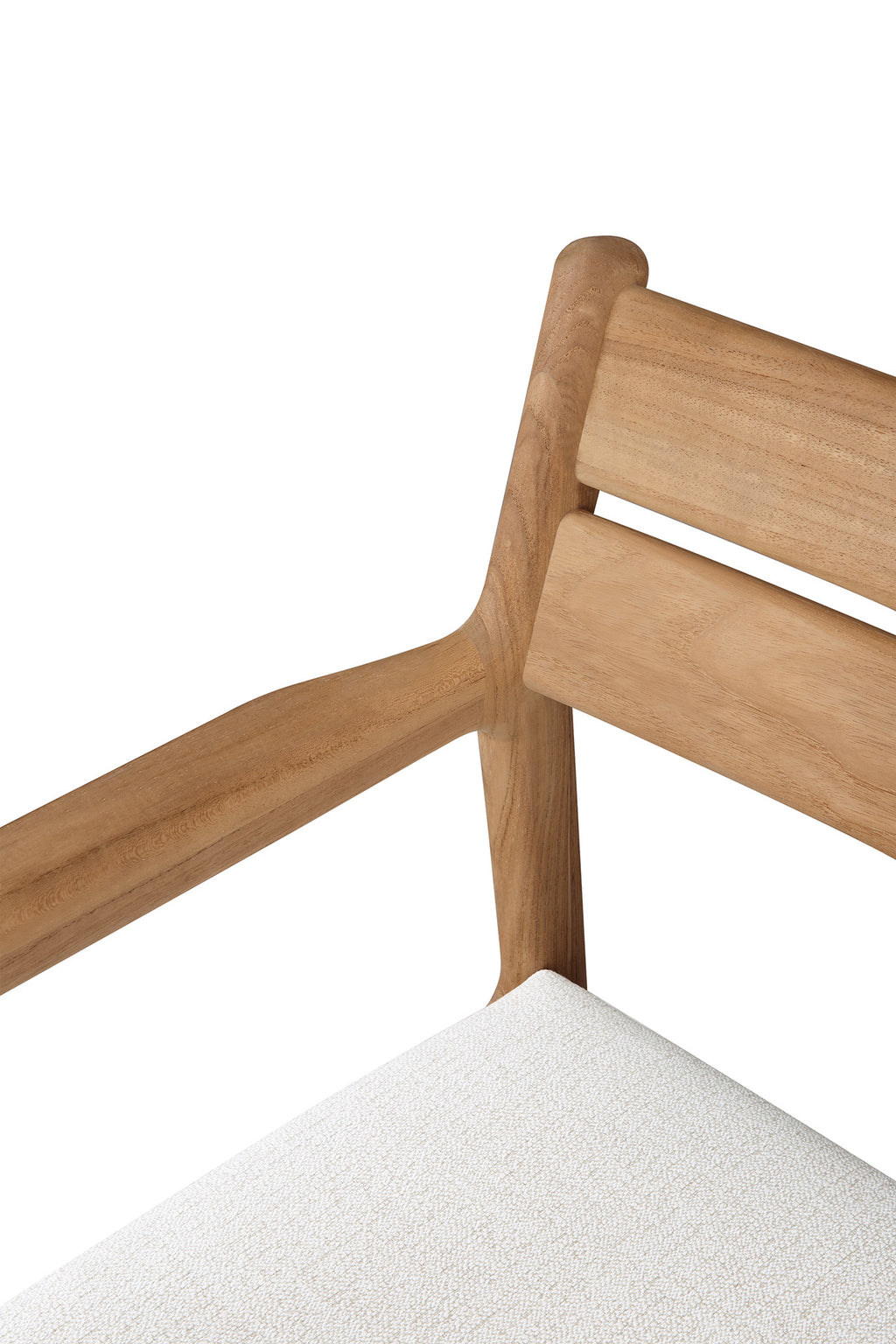 Jack Outdoor Dining Chair - Teak (with armrest) – SOBU