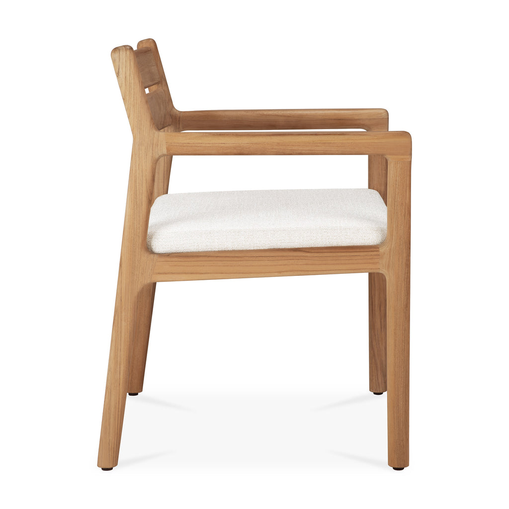 Jack Outdoor Dining Chair - Teak (with armrest) – SOBU