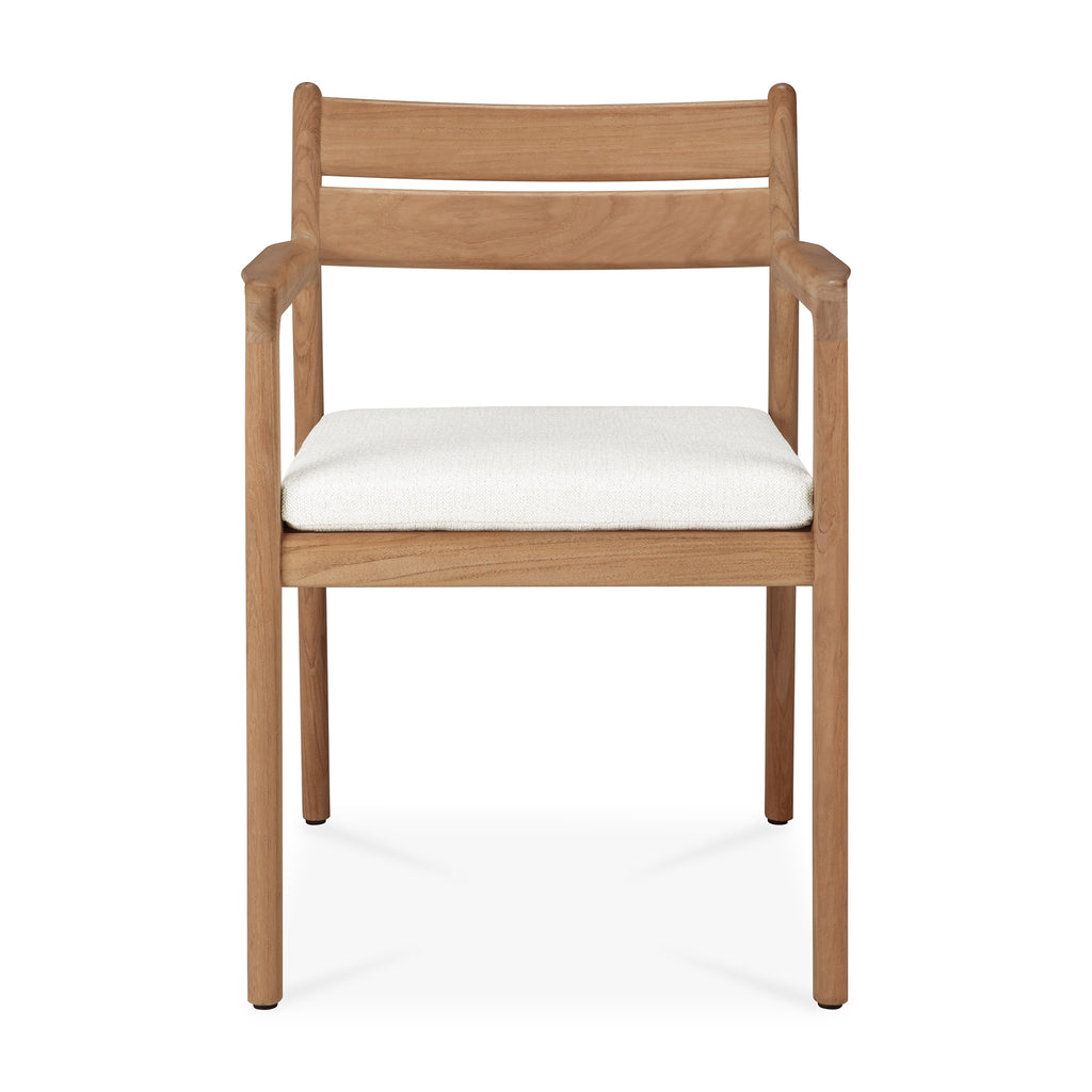 Jack Outdoor Dining Chair - Teak (with armrest) – SOBU