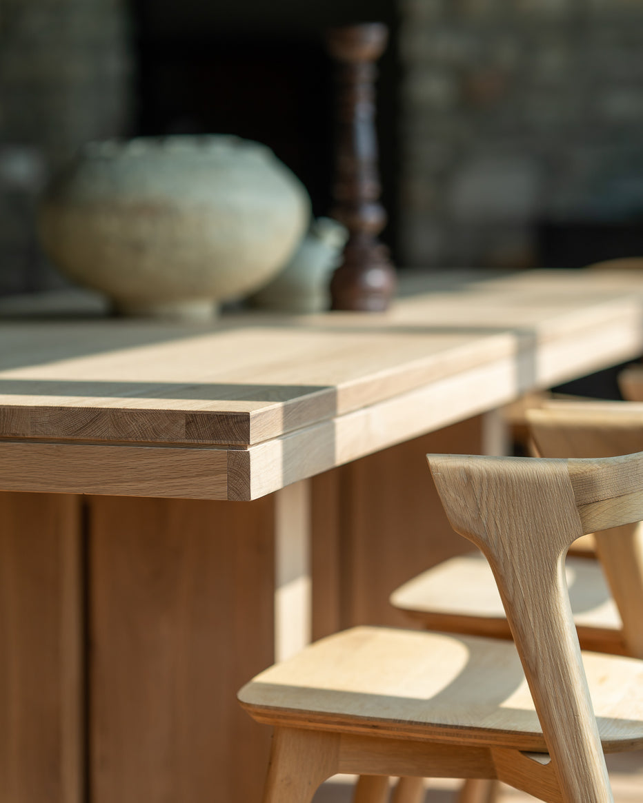 Double Extendable Dining Table - Oak – SOBU