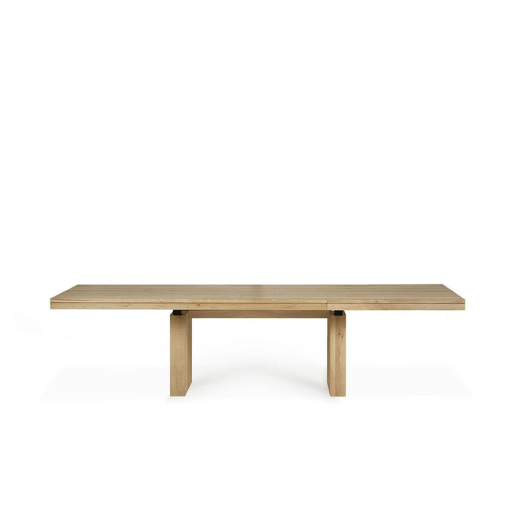 Double Extendable Dining Table - Oak – SOBU