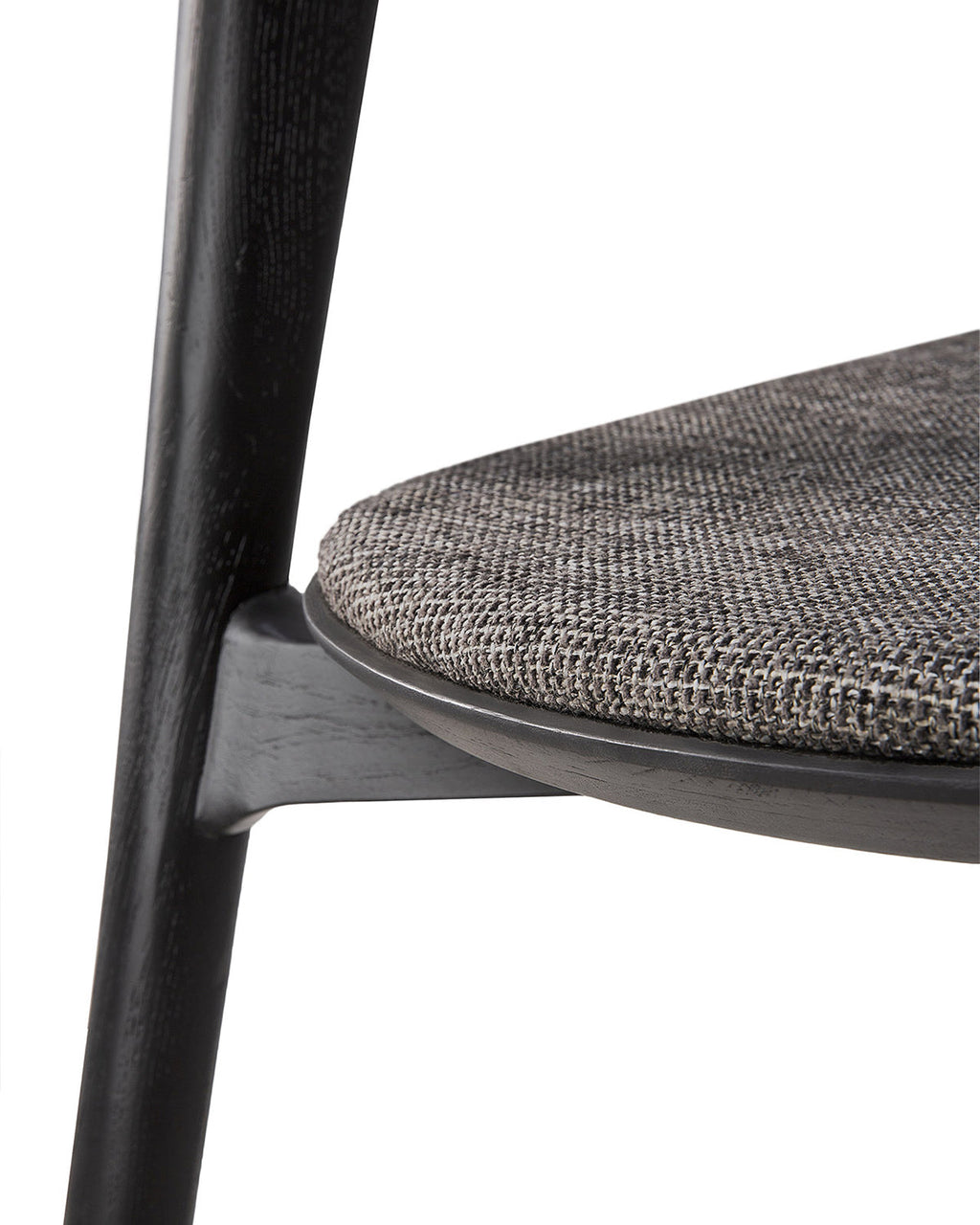 Bok Dining Chair - Black Oak with Grey Fabric – SOBU