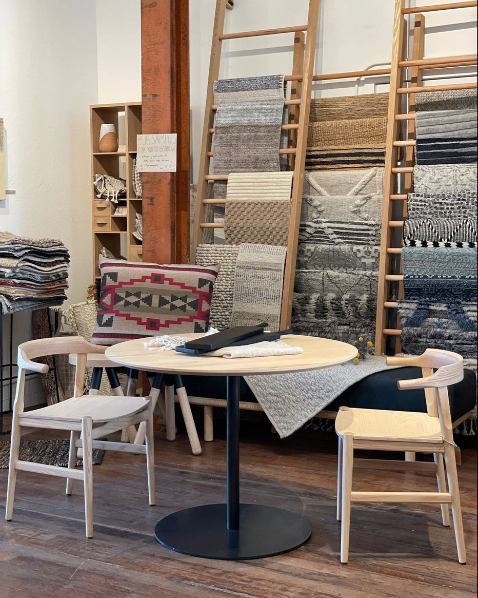 Disco Round Dining Table - White Oak – SOBU