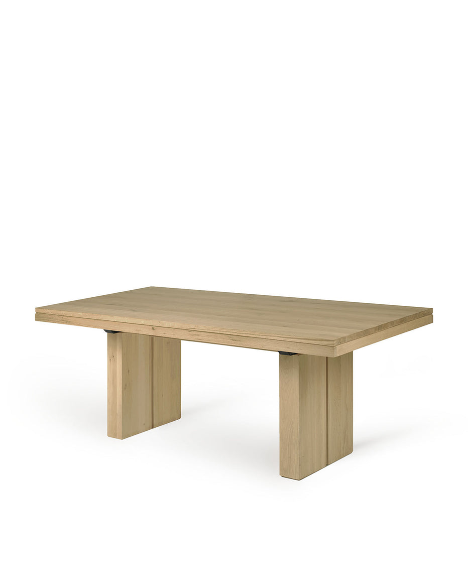 Double Extendable Dining Table - Oak – SOBU