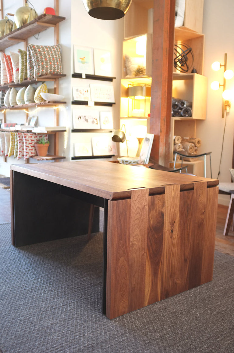 Hinge Extension Dining Table - Black Walnut – SOBU