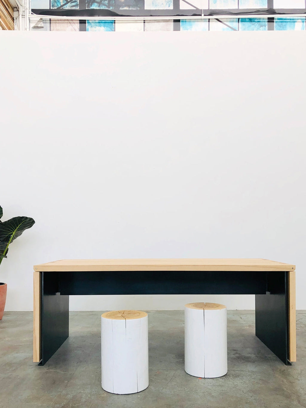 Hinge Extension Dining Table - White Ash – SOBU