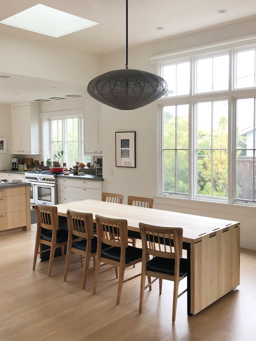 Hinge Extension Dining Table - White Ash – SOBU