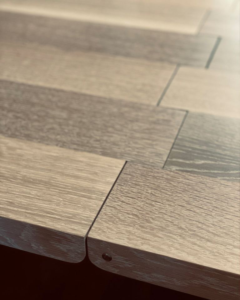 Hinge Extension Dining Table - White Oak – SOBU