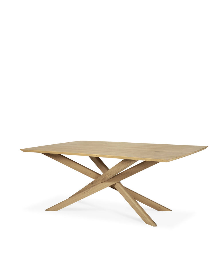 Mikado Dining Table Rectangular - Oak – SOBU